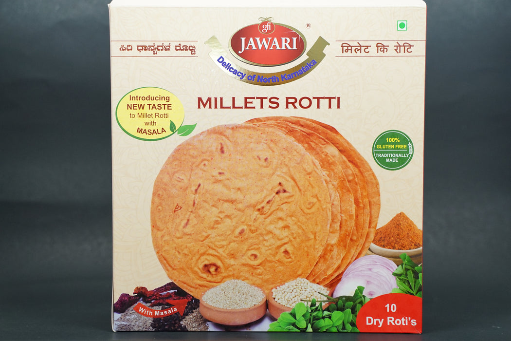 Millets Roti (10 pcs) – Jawari Foods USA